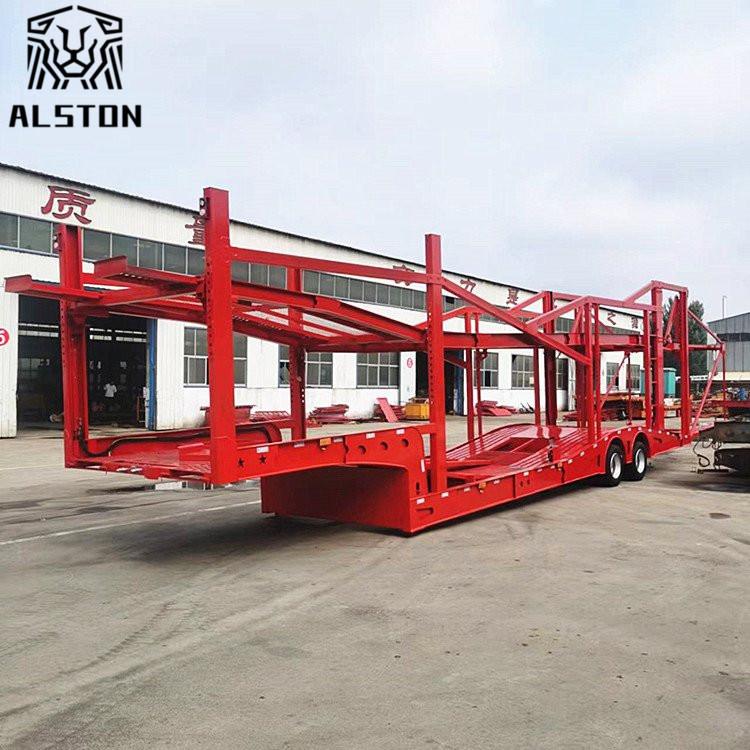 Top-Quality 6-Position Car Carrier Trailer, 13.75m 2-Axle Car Transporter