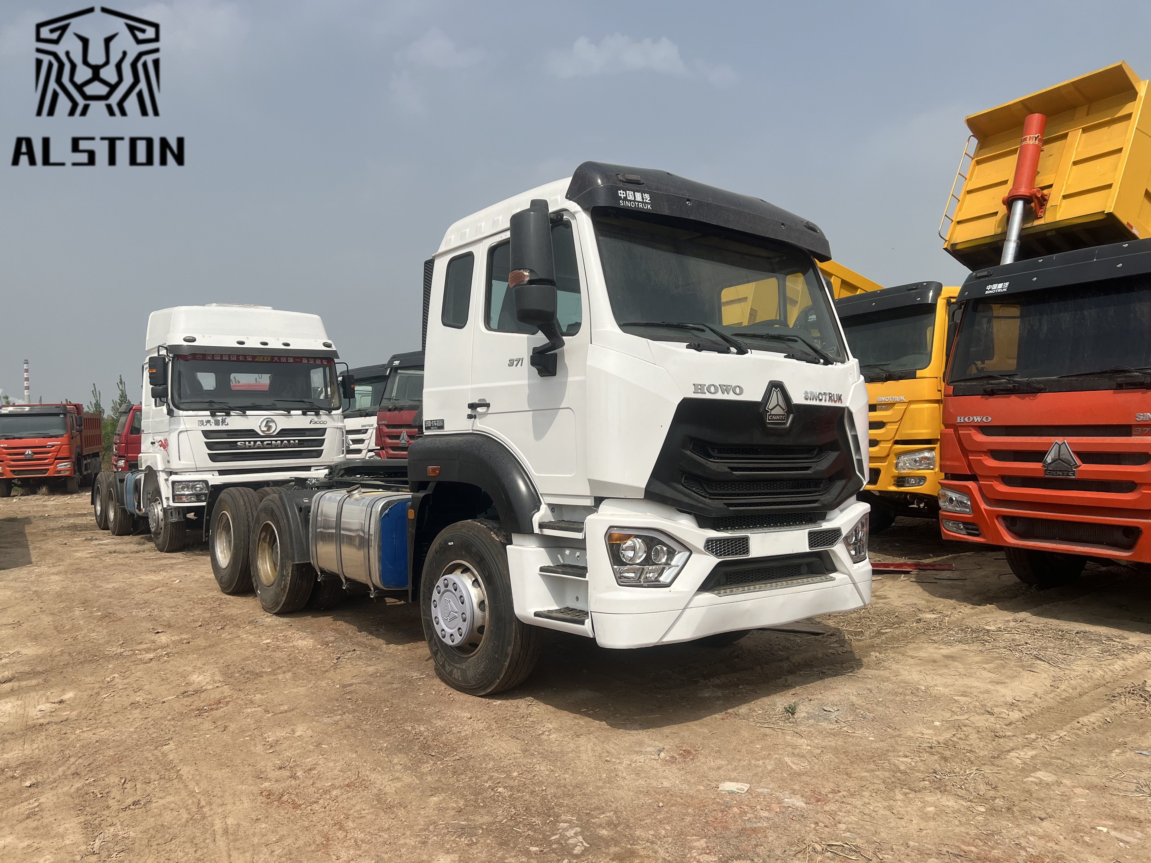 Sinotruk Hohan N7G Truck Price, Used Howo N7 6x4 Tractor Truck 371hp ...